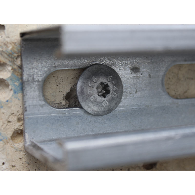 Concrete screw BTS6 PTL with big head