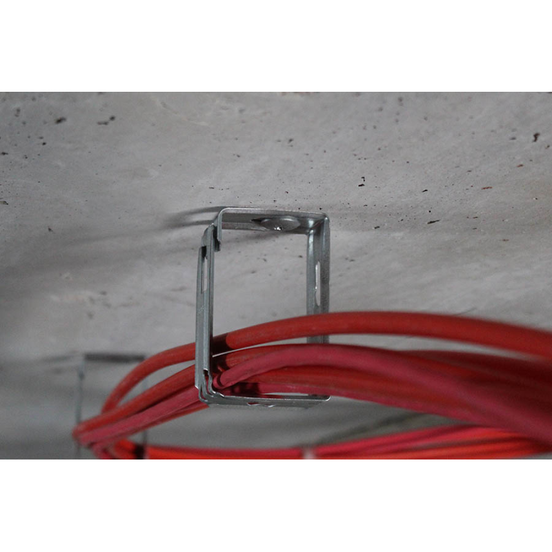 Multi-cable clamp - metal clamp - wall clamp