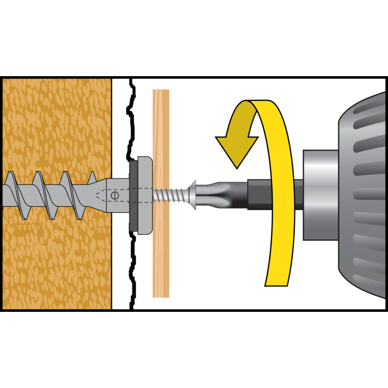 Insulation screw IPS-H - Innovative insulation fixing
