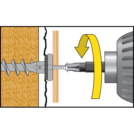 Insulation screw IPS-H - Innovative insulation fixing