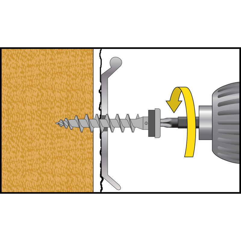 Insulation screw IPS-H - Innovative insulation fixing