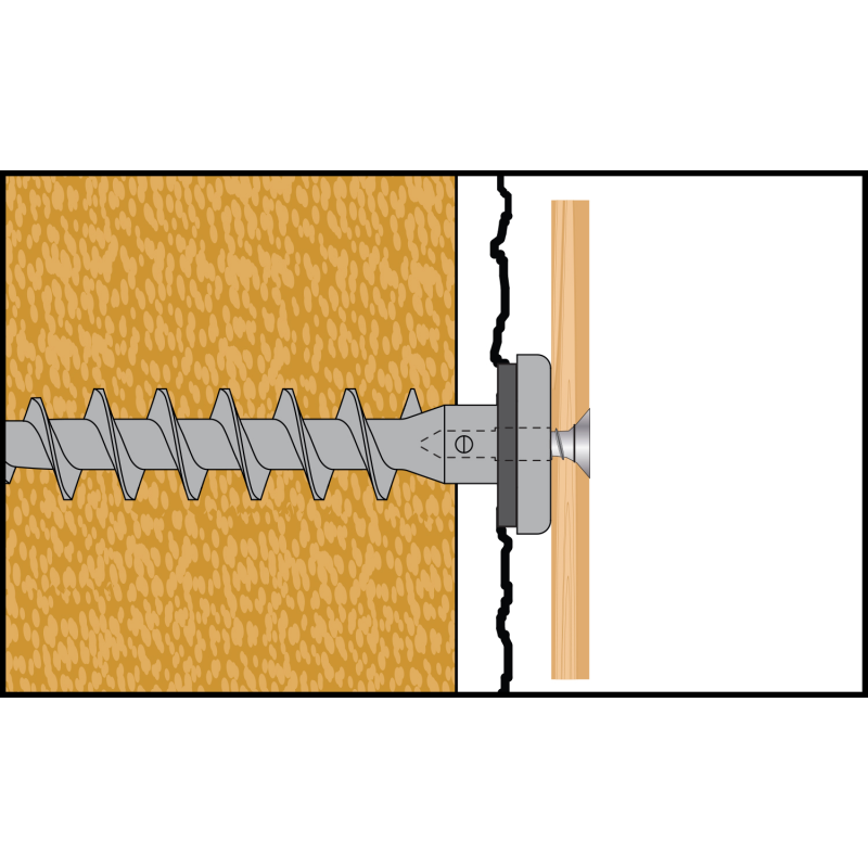Insulation screw IPS-H - Innovative insulation fixing