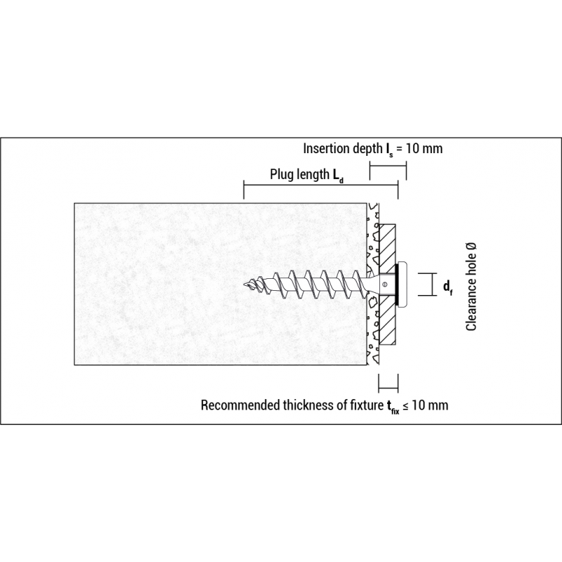 Insulation screw IPS-H - Innovative insulation fixing