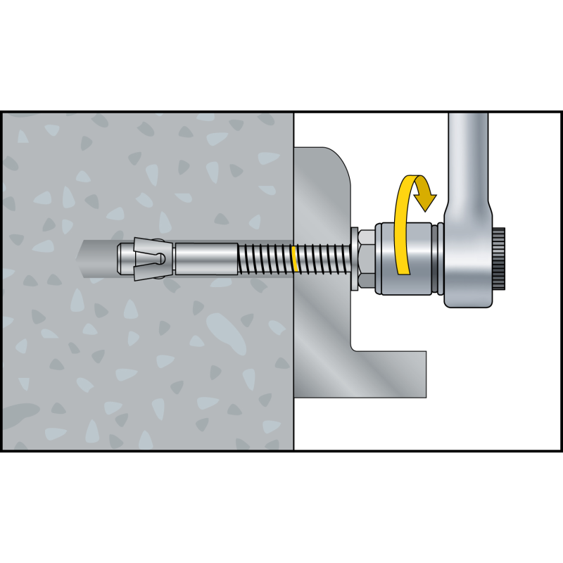 Bolt anchor BA plus - Quick Installation in Concrete