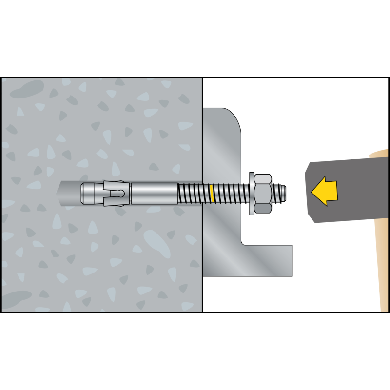 Bolt anchor BA plus - Quick Installation in Concrete