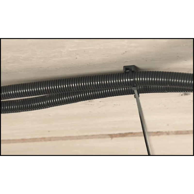 Double cable tie base TBBD