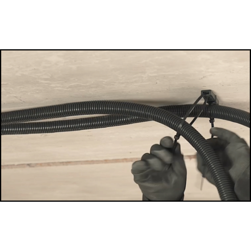 Double cable tie base TBBD