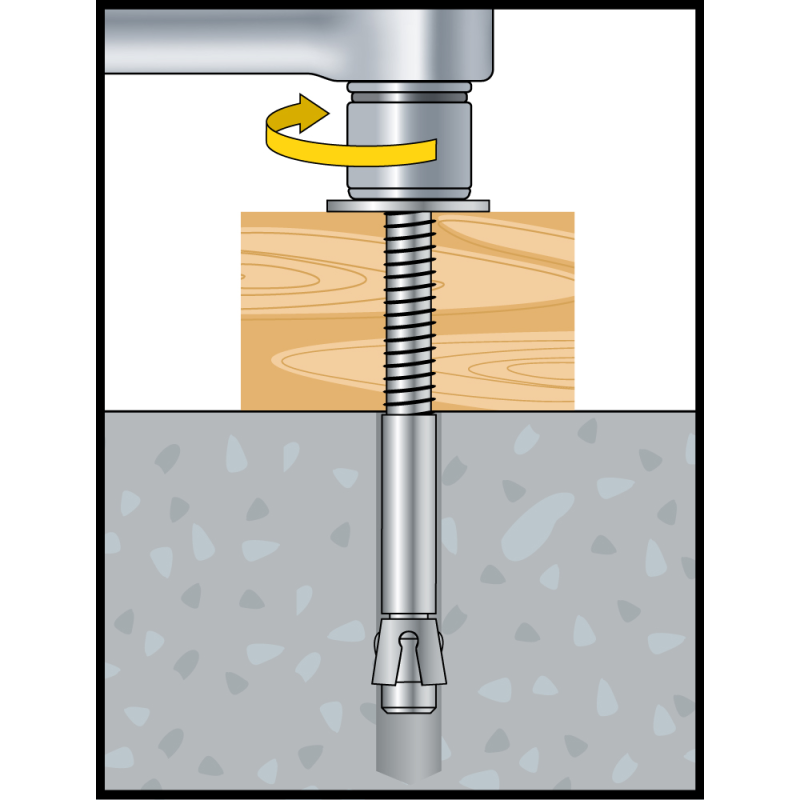 Quick-fix anchor BAZ-H, DIN440