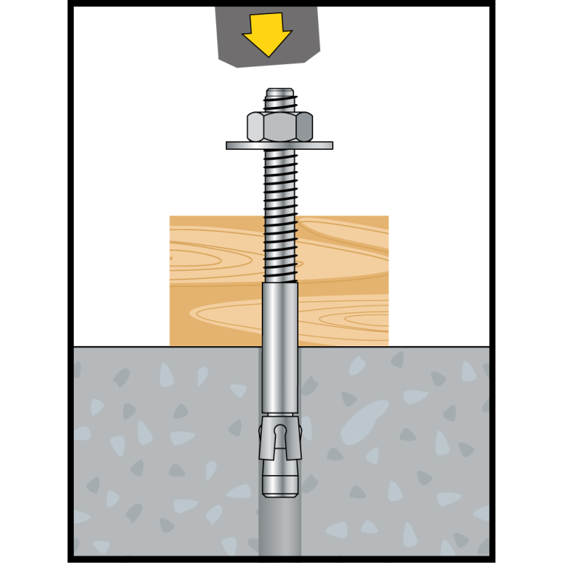 Quick-fix anchor BAZ-H, DIN440