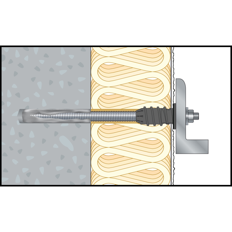 ResiTHERM® 16 - to mount heavy loads on insulated façades.
