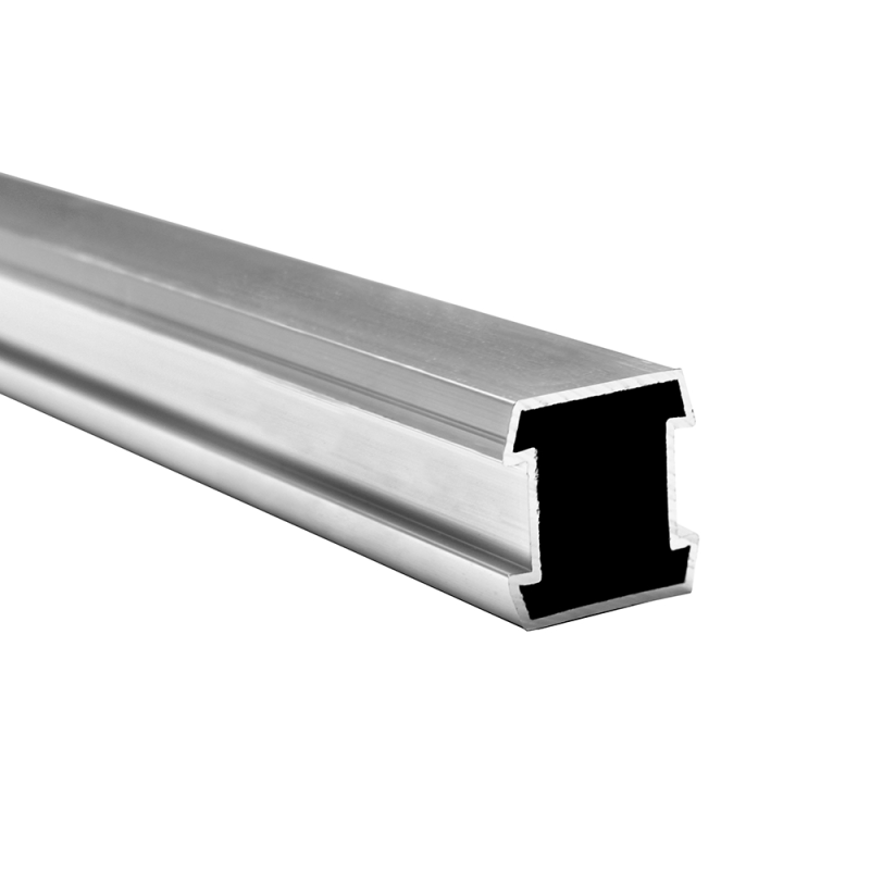 Aluminum rail for solar structures