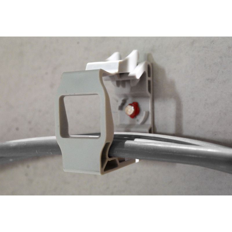 Multicable nylon clamp for cables CHN | Nailing accessory