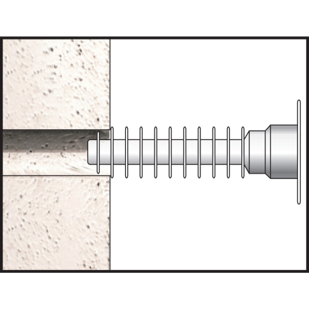 Cable tie wall plug - Made with Nylon