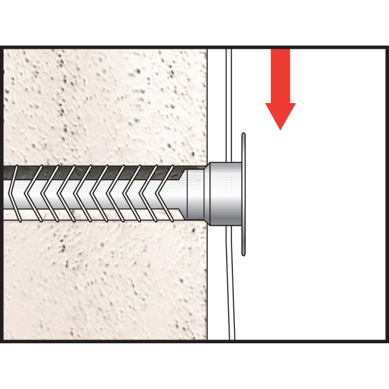 Cable tie wall plug - Made with Nylon