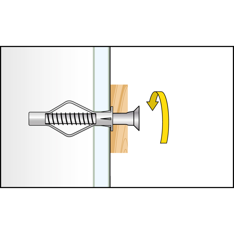 Blister Cavity fixing with screw HR