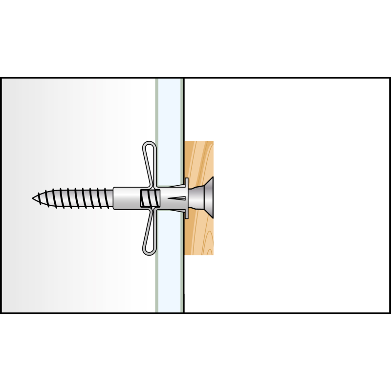 Blister Cavity fixing with screw HR