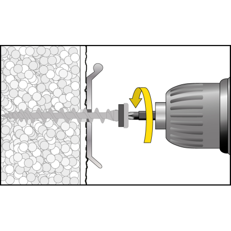 IPS insulation screw, the fastest direct fastening for ETICS