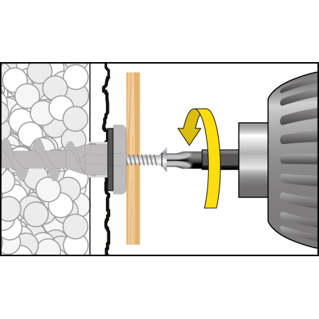 IPS insulation screw, the fastest direct fastening for ETICS
