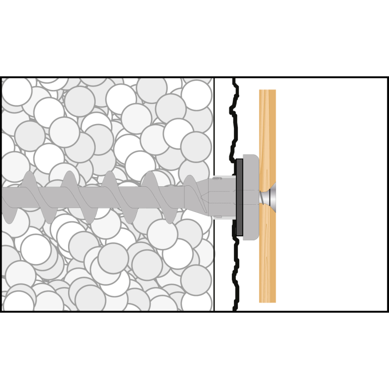 IPS insulation screw, the fastest direct fastening for ETICS