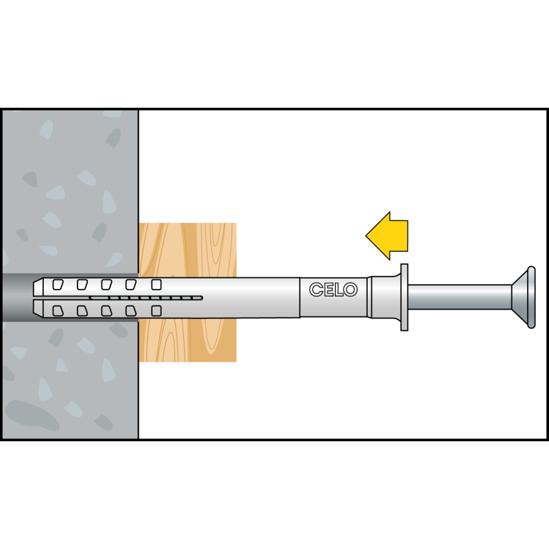 Nail plug flat head NP