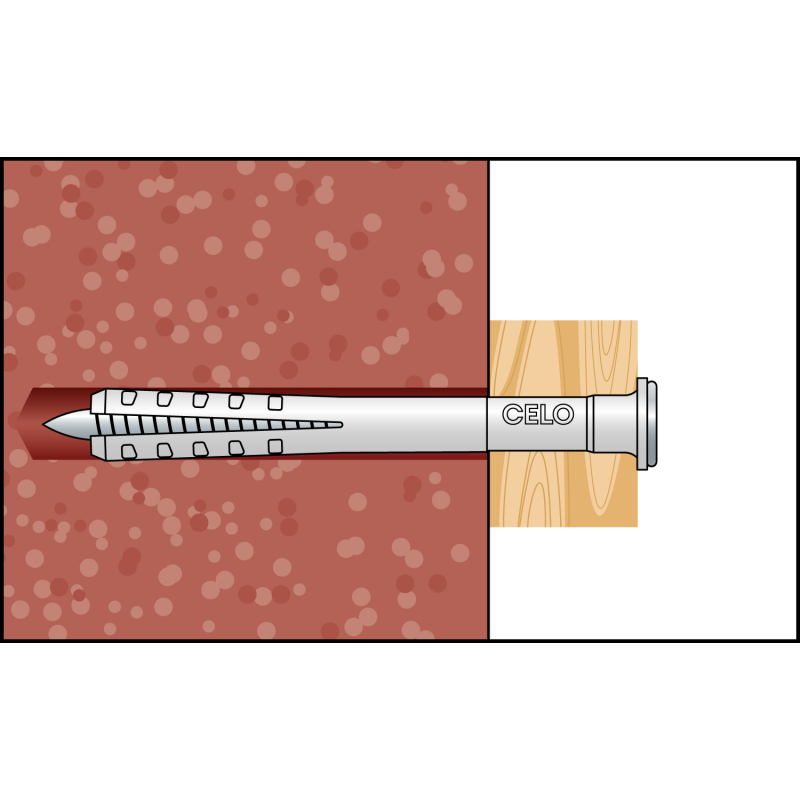 Nail plug flat head NP