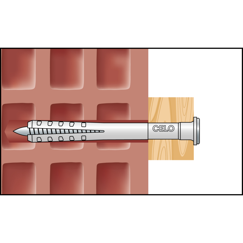 Nail plug flat head NP