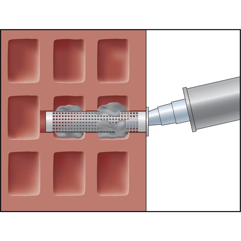 Caulking gun 380APP for ResiFIX anchors