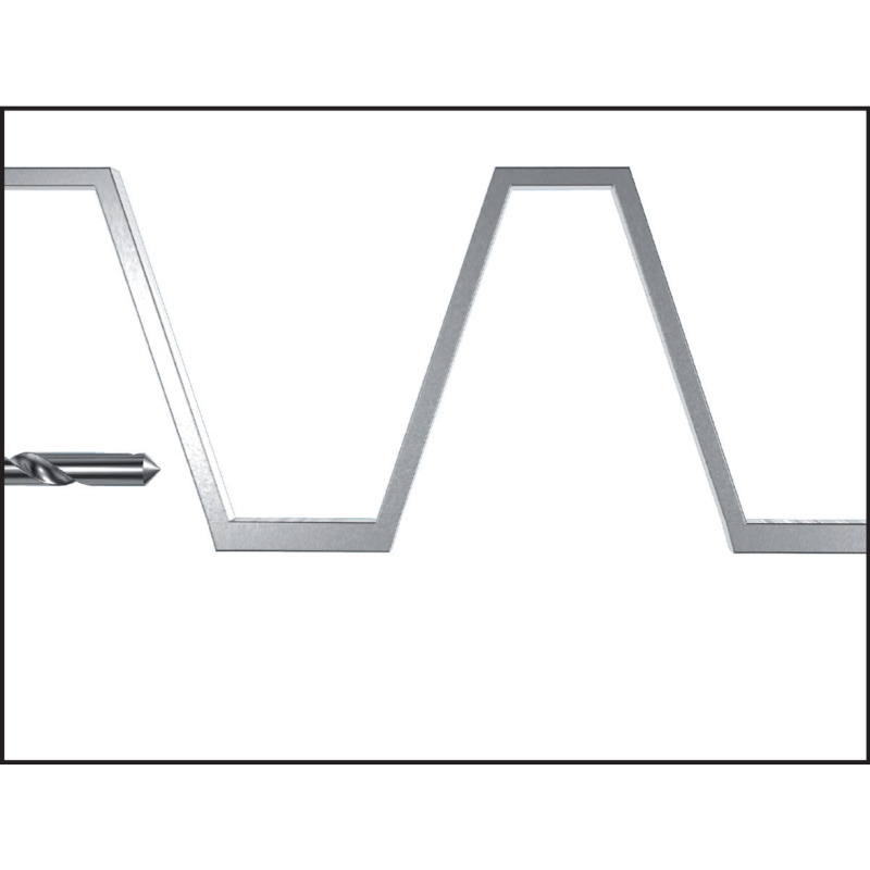 Trapezoidal deck hanger TPZF