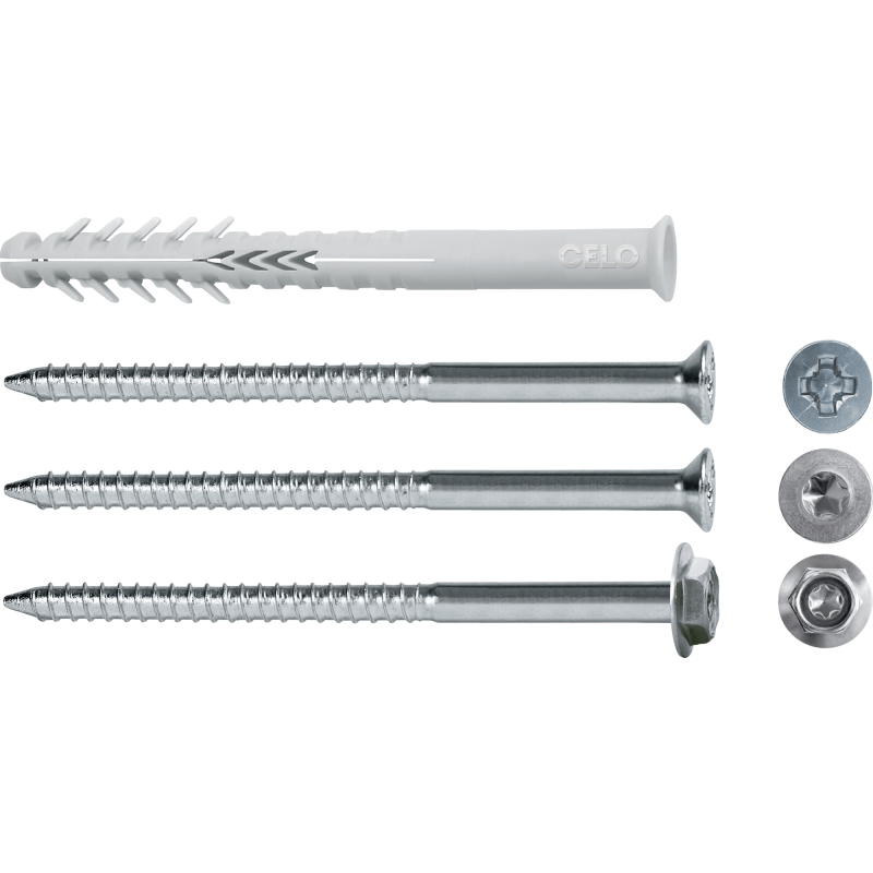 Hollow block frame plug HBR SSKS with safety screw