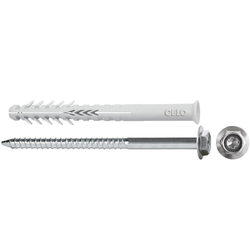 Hollow block frame plug HBR SSKS with safety screw