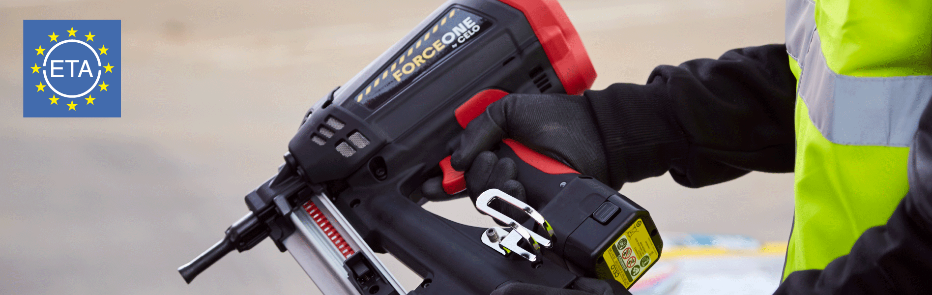 ETA Approved for the FORCE ONE Gas Nailer | CELO Fixings